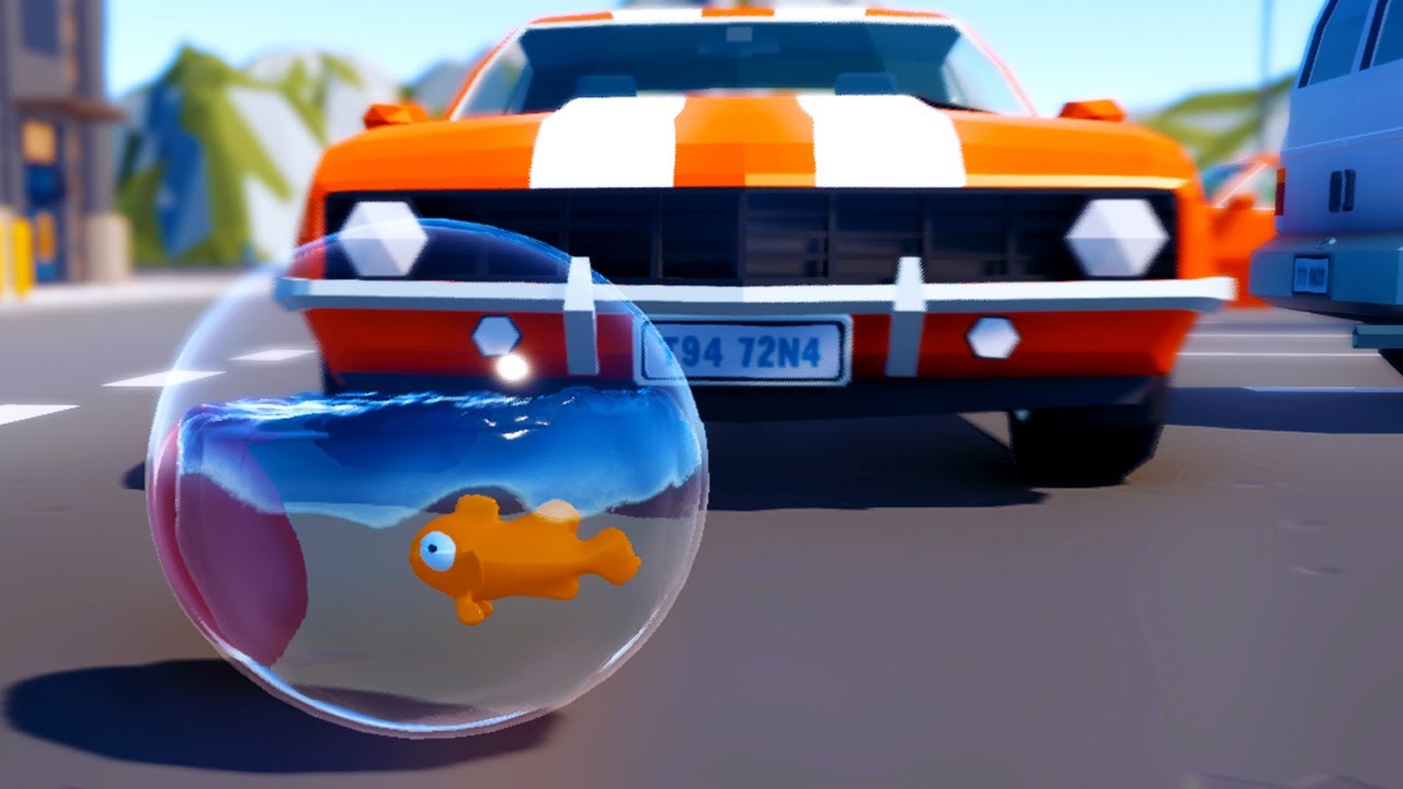 The Dangerous Journey Of A Goldfish Aquarium Escape - I AM FISH - YouTube