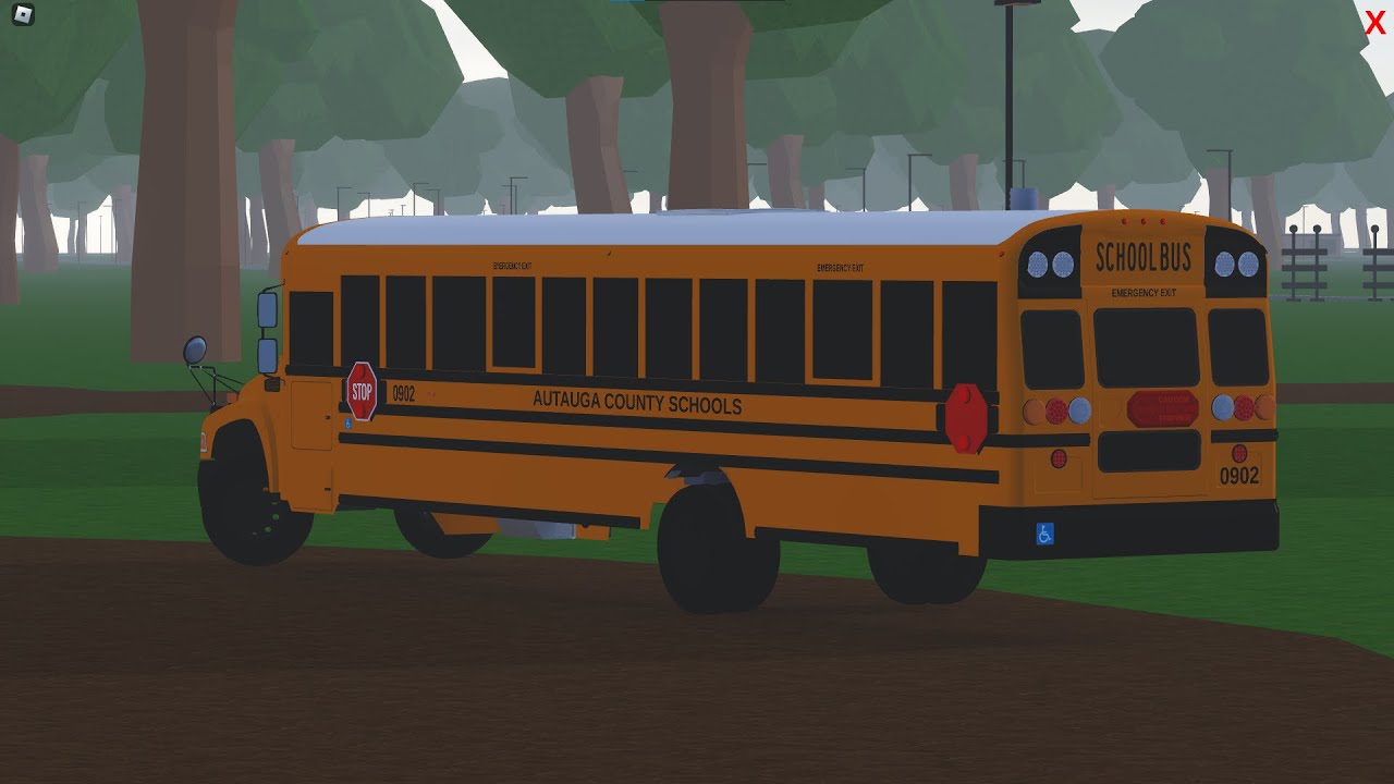 Vision AM with NEW TREES! | School Bus Simulator [ROBLOX] - YouTube