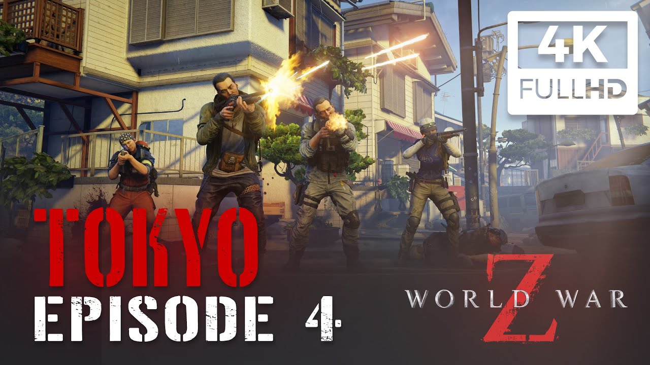 World War Z - Tokyo [Episode 4 Zombies Gameplay] Co-op Multiplayer [4K ...