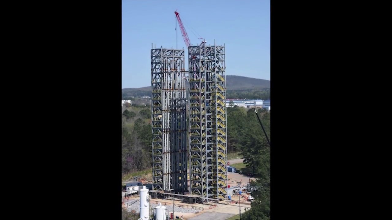 Huge NASA Rocket Test Stand Constructed In 2.5 Years | Time-Lapse Video ...