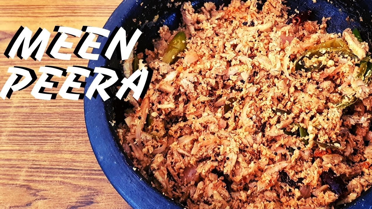 മീൻ പീര 🐟 Meen Peera Vattichathu 🐟 Kozhuva (Anchovy / Netholi) Peera ...