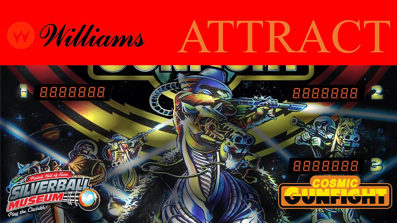 Cosmic Gunfight Pinball - Attract Mode - YouTube