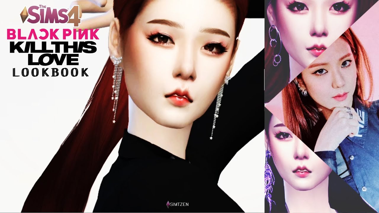 BLACKPINK Jisoo : Kill This Love M/V | Fashion Lookbook [The Sims 4 ...