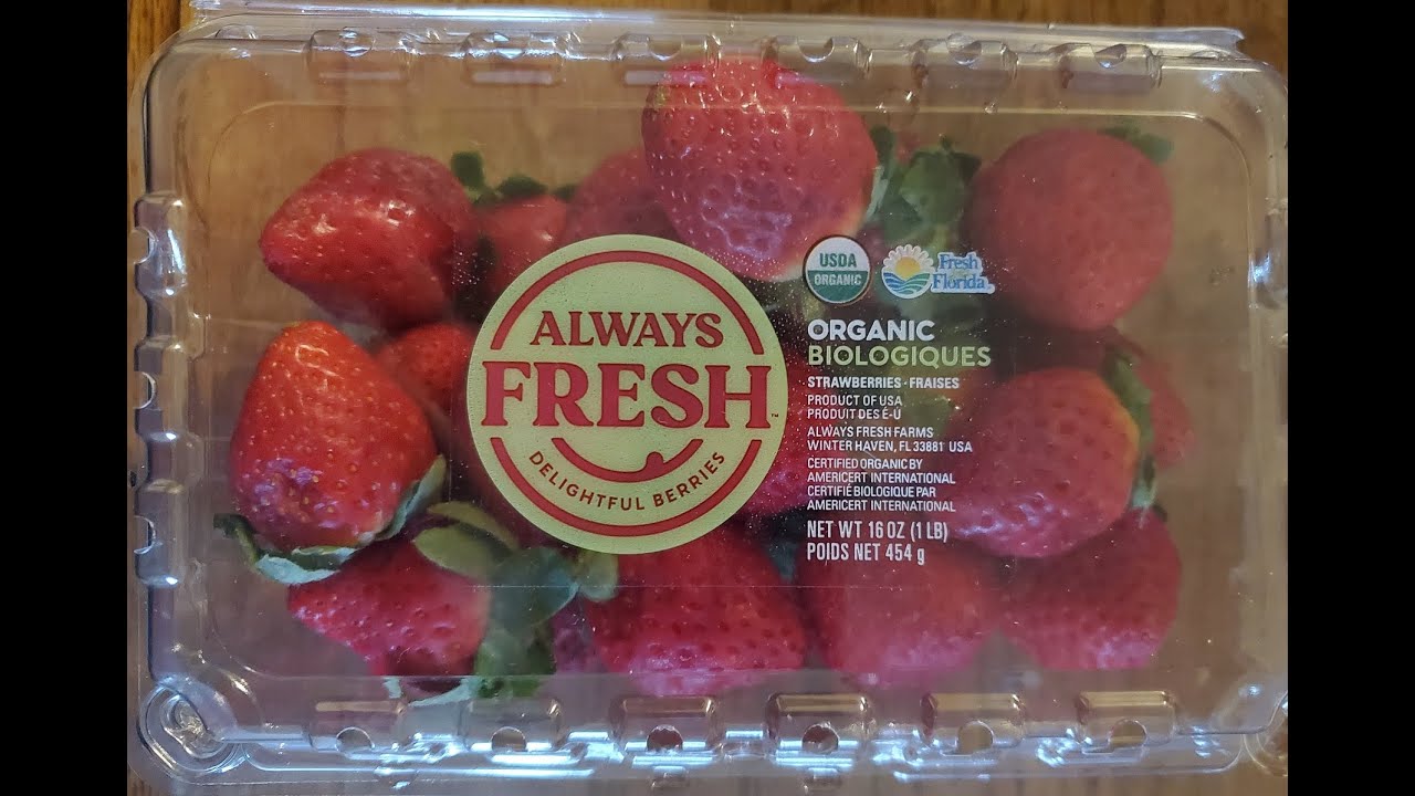 Always Fresh Delightful Berries Organic Strawberries Review - YouTube