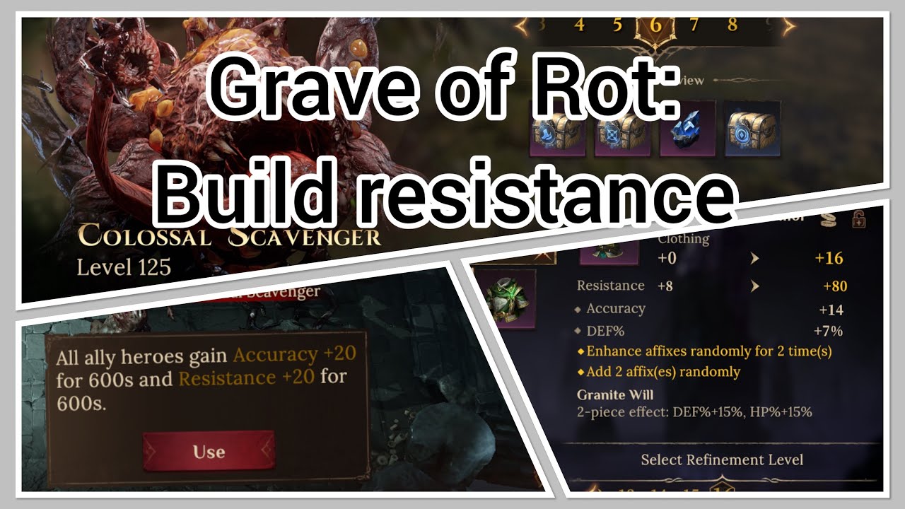 Dragonheir | Grave of Rot: bring 80 resistance (chest piece) + 20 ...