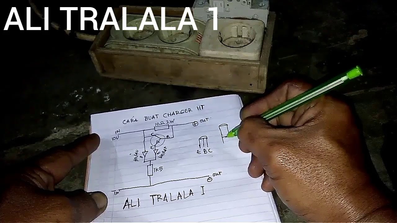 Cara membuat cas ht charger ht - YouTube
