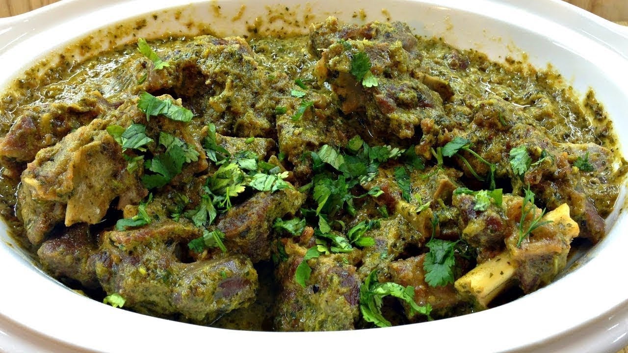 Green Mutton Recipe | How to Make Green Mutton - YouTube
