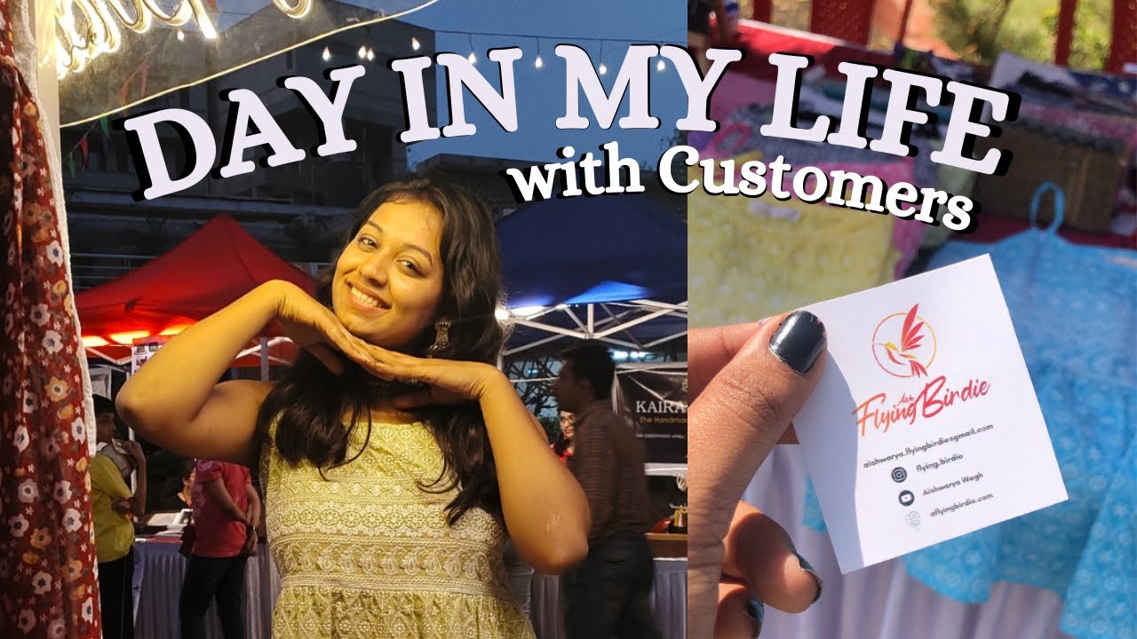 Life of Small Business Owner | A Day in my Life with Customers 🌸 - YouTube