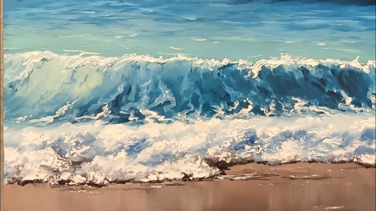 How to Paint a Seascape in Oils #paintingtutorial #seascapepainting ...