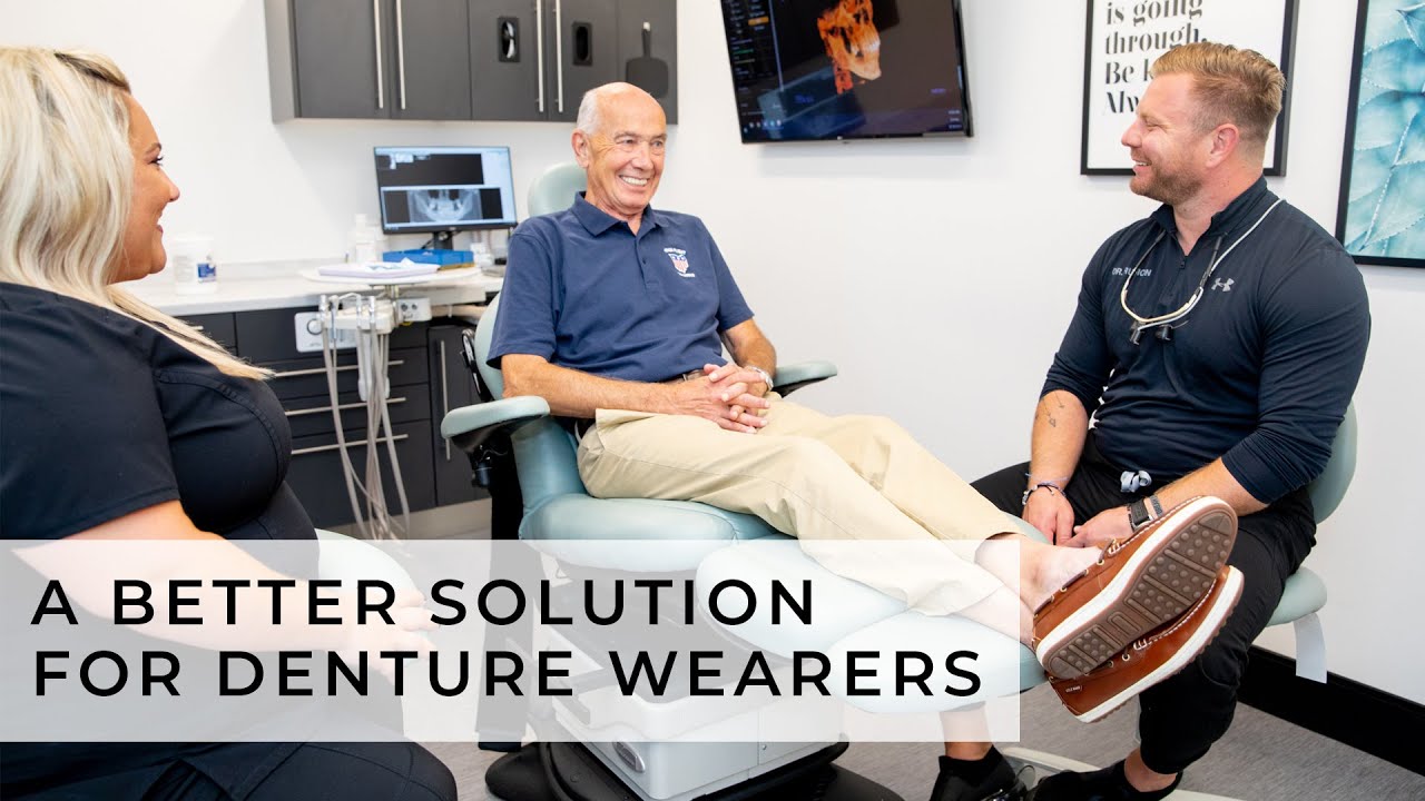 A Better Solution for Bad Fitting Dentures - YouTube