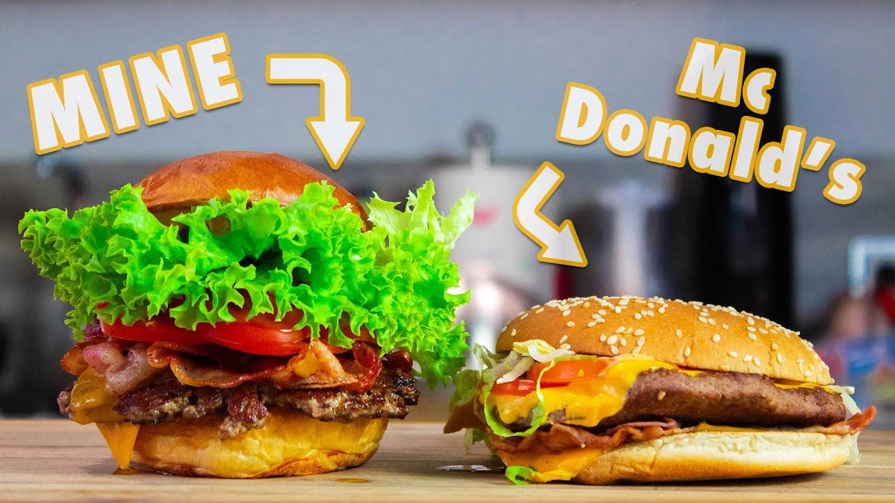 Making The McDonald's Big Tasty Bacon At Home - YouTube