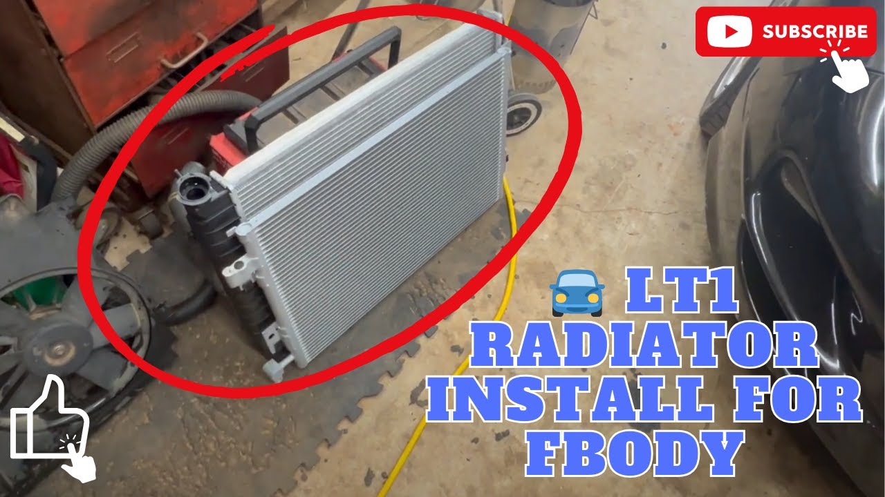 🚘 LT1 Radiator Install for LS1 Fbody - YouTube