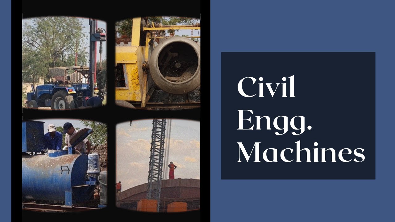 7 Civil Engineering machines in 2:46 min - YouTube