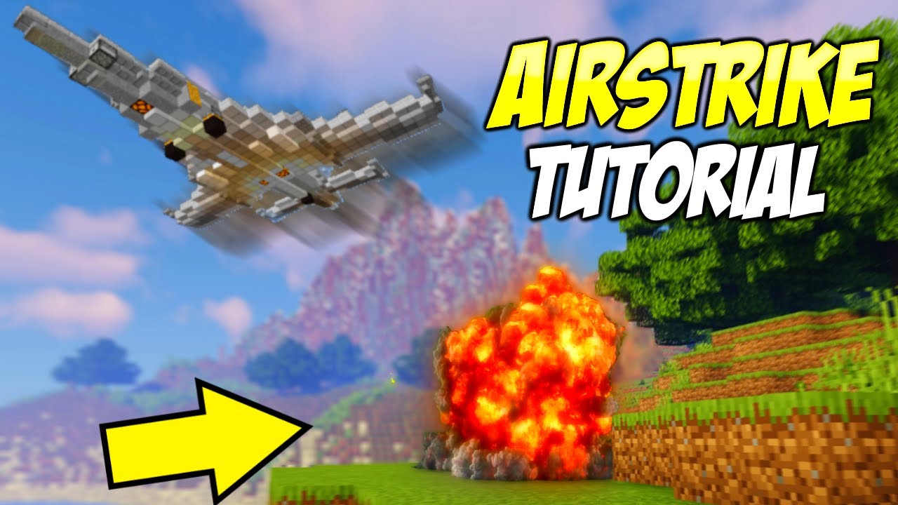 Learn to LAUNCH AIRSTRIKES in Minecraft!!! - YouTube