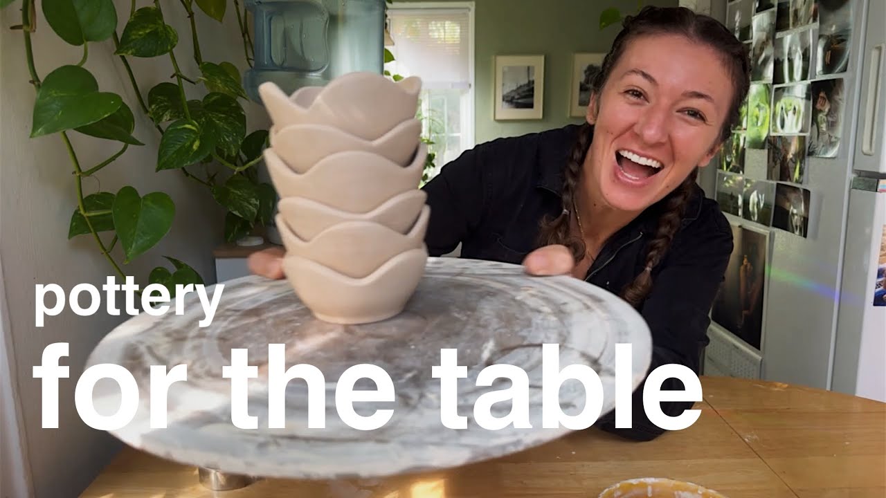 making pottery for my thanksgiving table // stackable bowls tutorial ...