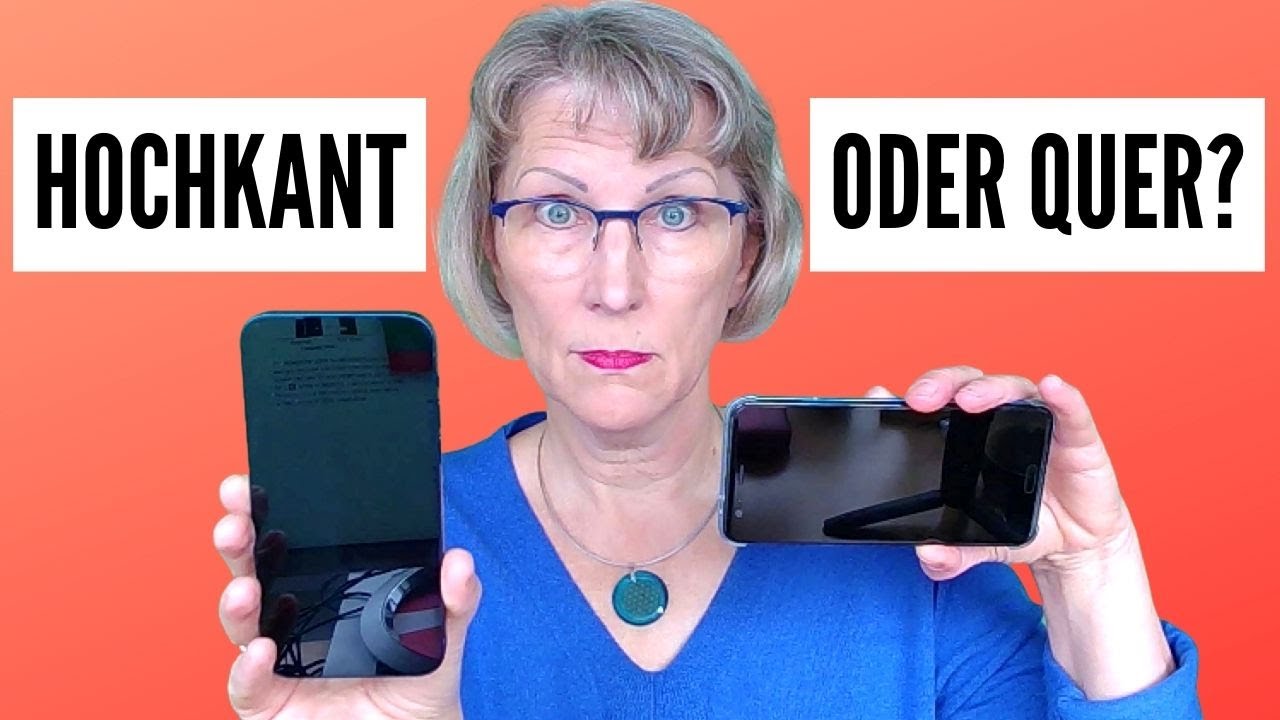Hochkant Videos oder Querformat, was ist besser? - YouTube