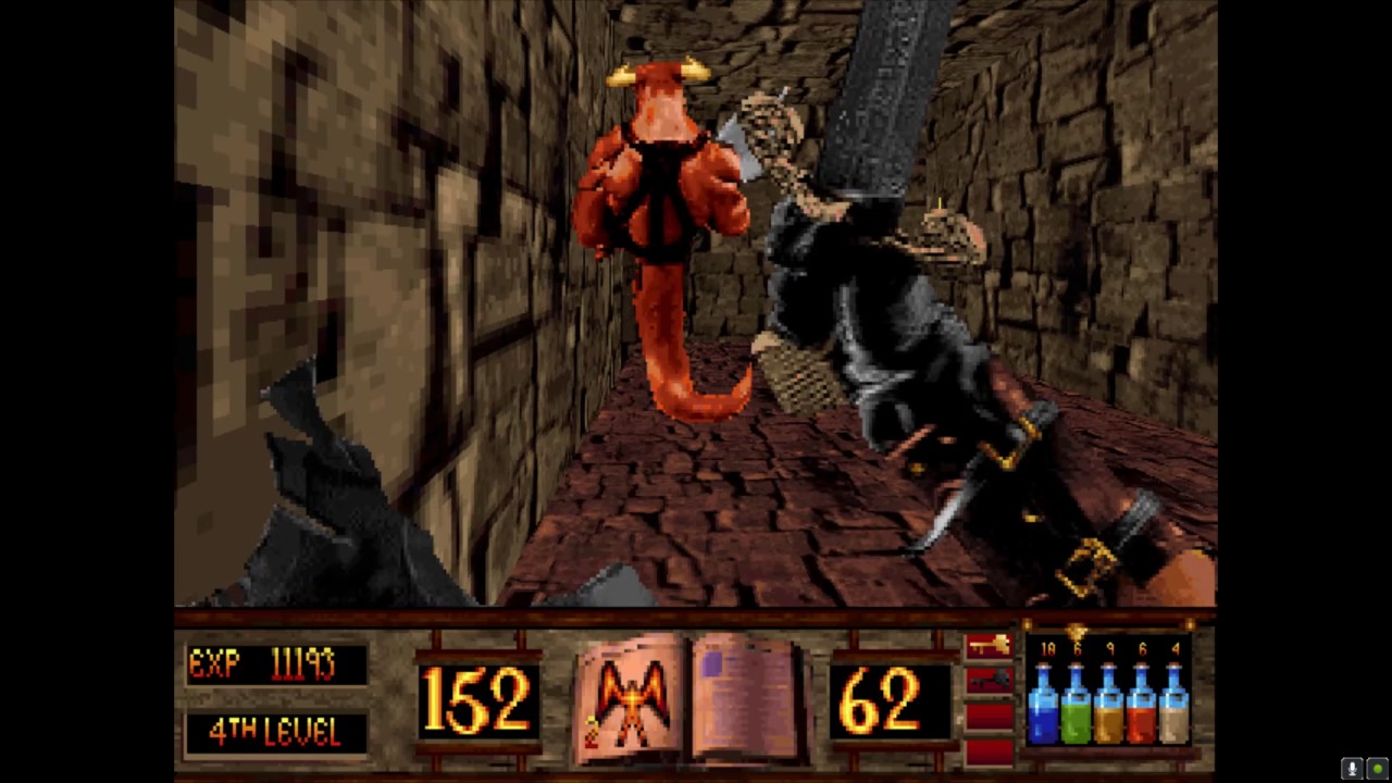 Witchaven (DOSBox) - Level 5 - All Secrets - Uncommented - YouTube