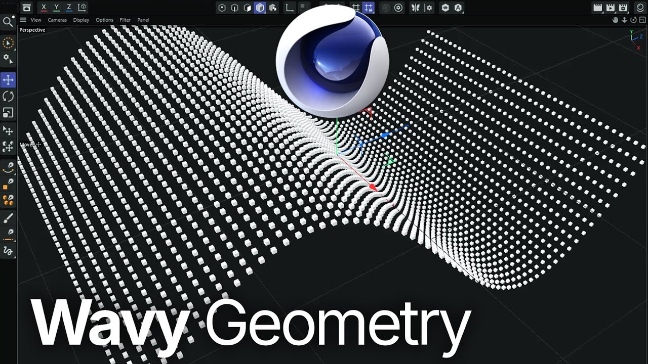 Do A "Wavy" Geometry Animation with Matrices in Cinema 4D | Easy - YouTube