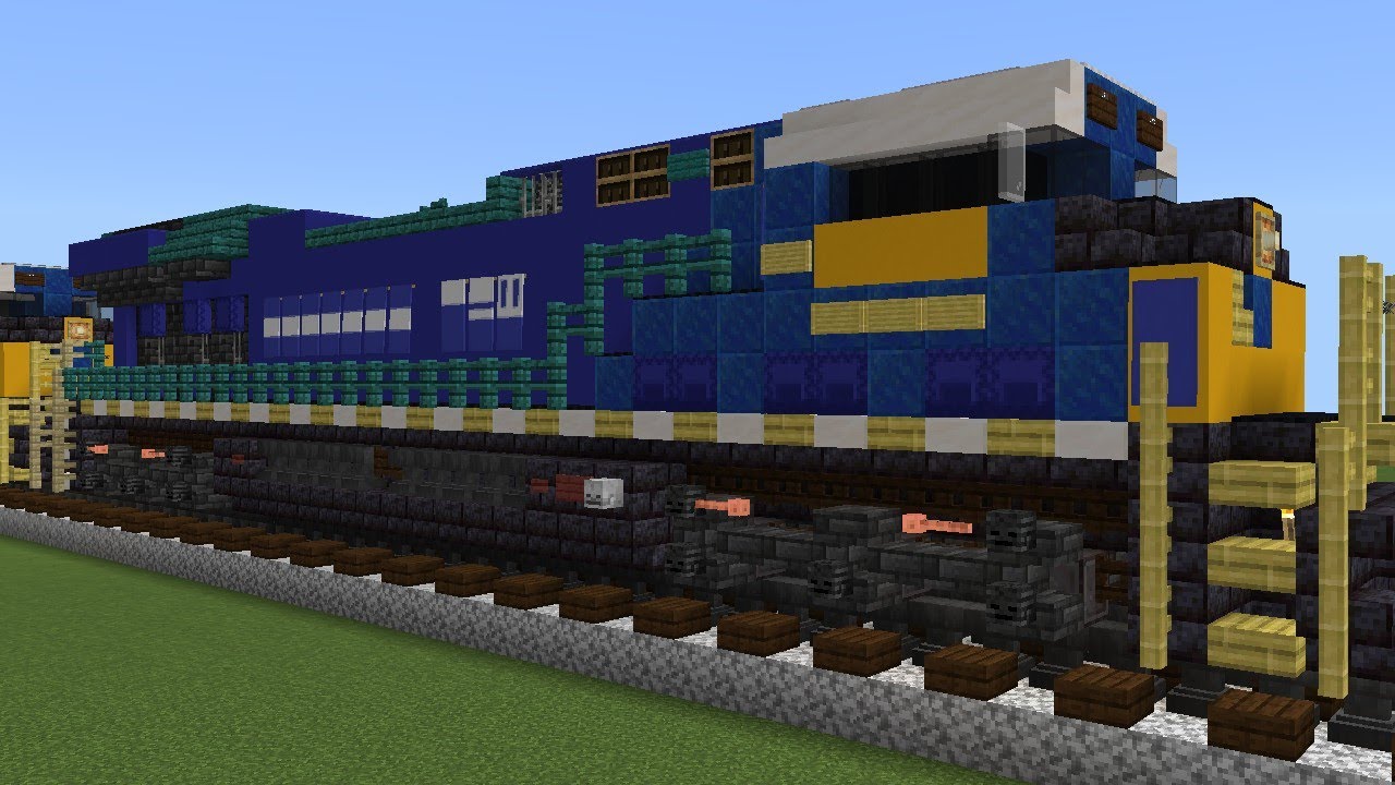 Minecraft Tutorial CSX 1981 Pan Am Heritage Locomotive - YouTube