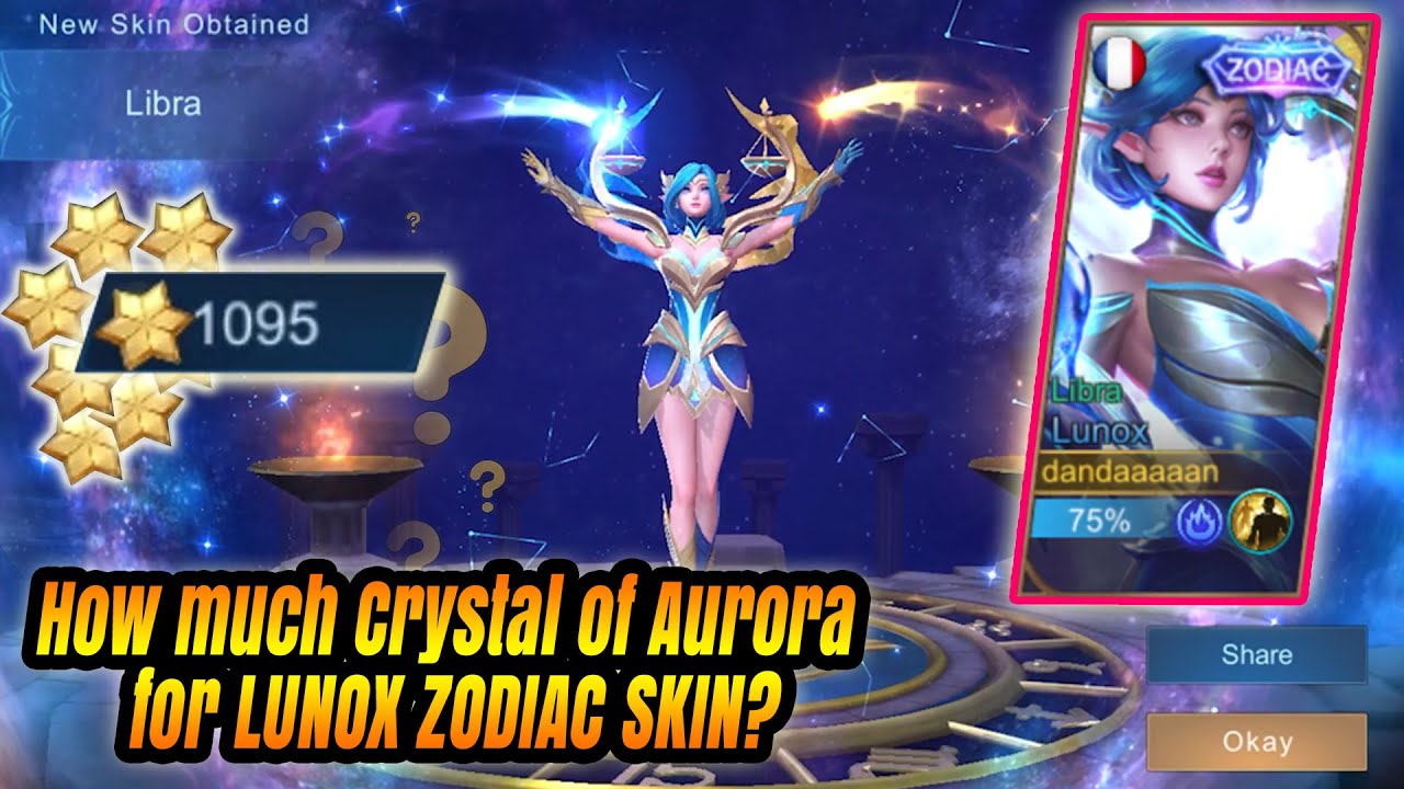 Getting Lunox Zodiac Skin (Libra) - Mobile Legends - YouTube