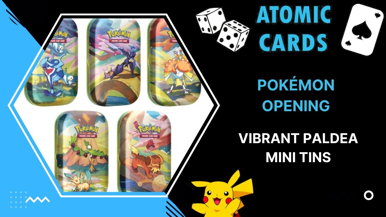 Pokémon Opening - Vibrant Paldea Mini Tin - YouTube