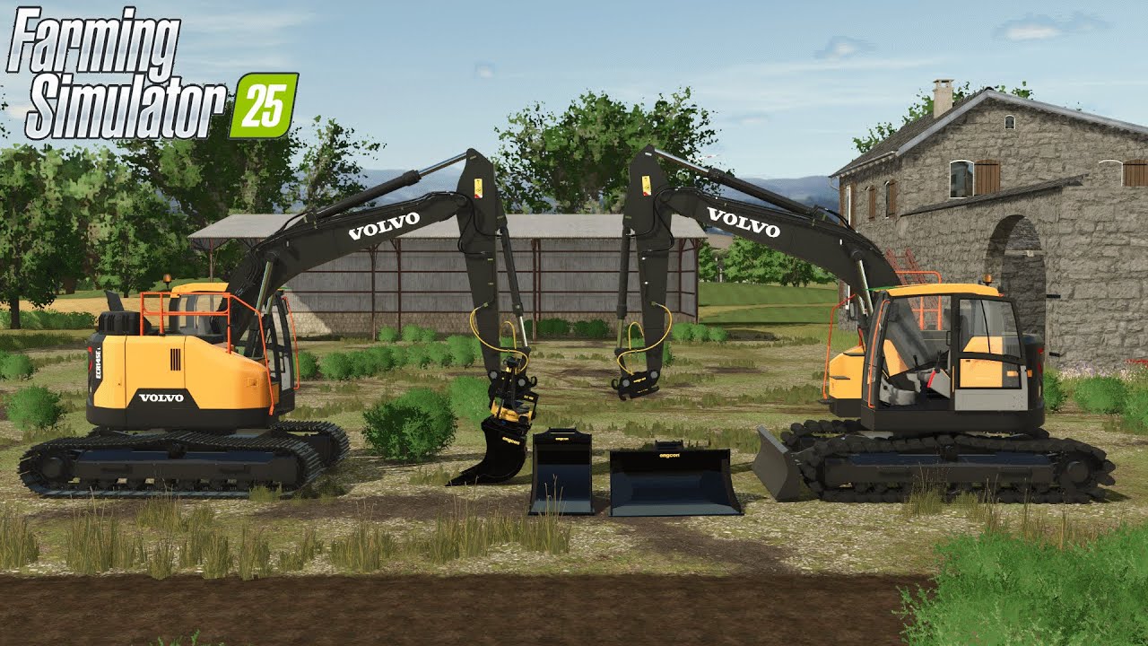 Volvo ECR145EL & Engcon EC219 - Trailer/ présentation (Farming ...