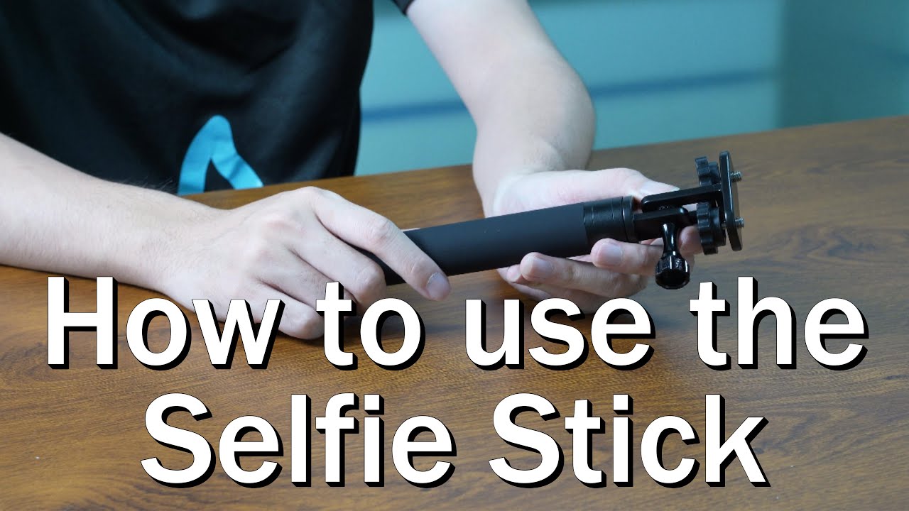 How to use the selfie stick - YouTube