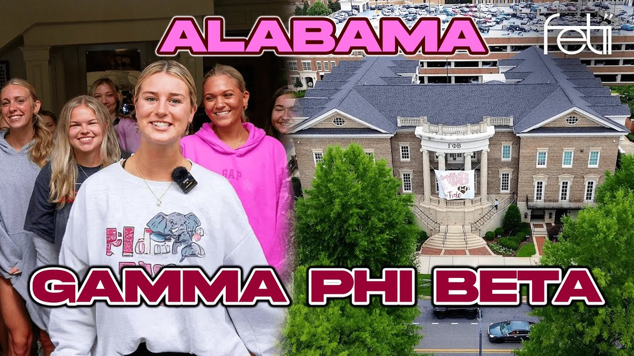 Gamma Phi Beta at Alabama House Tour (2024) - YouTube