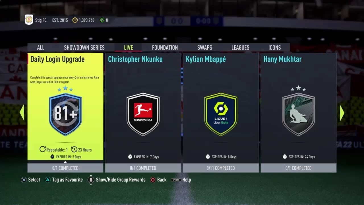 fifa-22-daily-login-upgrade-sbc-saturday-9th-youtube