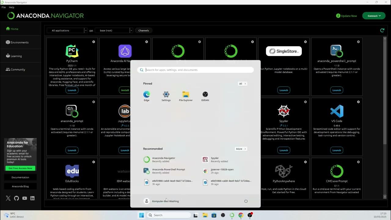 How to fix "Application launch error" in Jupiter Notebook. Anaconda 3 - YouTube
