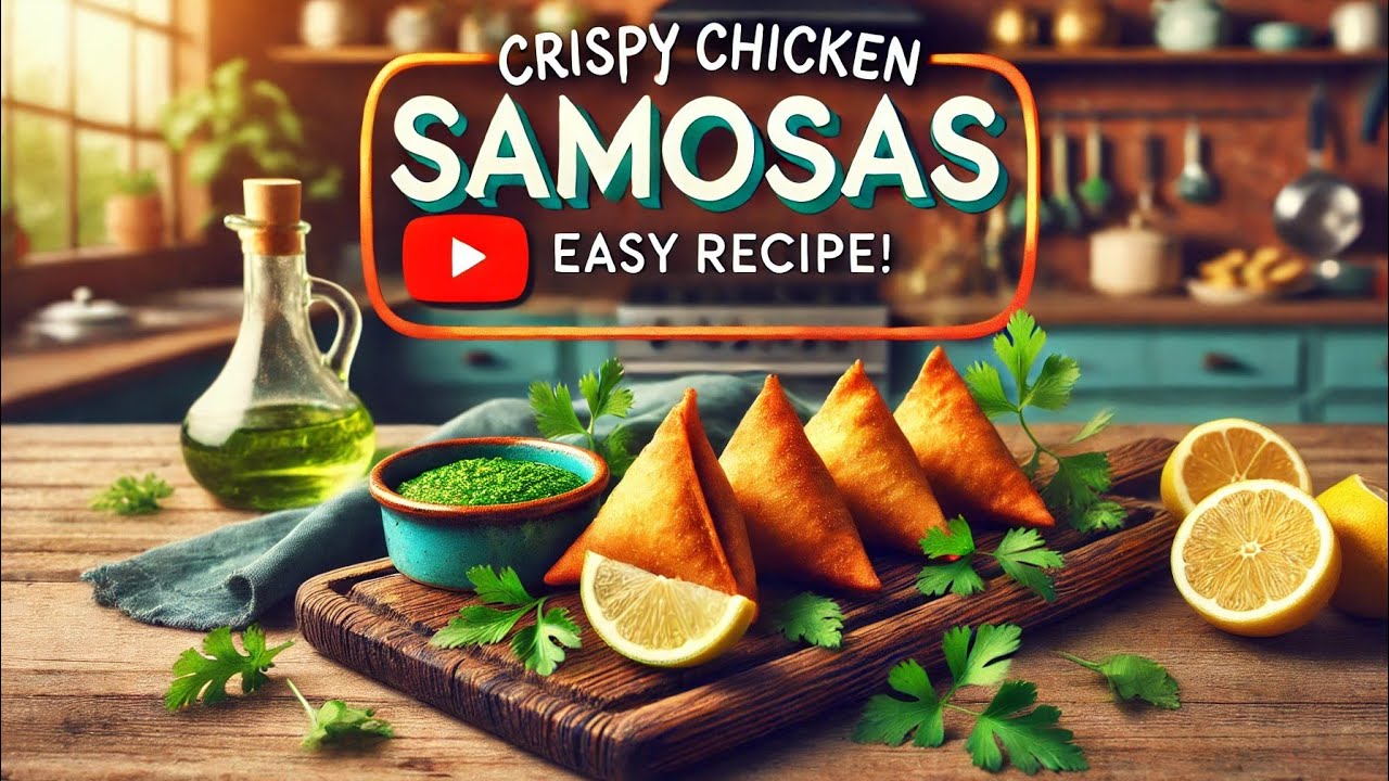 How to Make Crispy Chicken Samosas | Easy Chicken Samosa Recipe #samosa ...