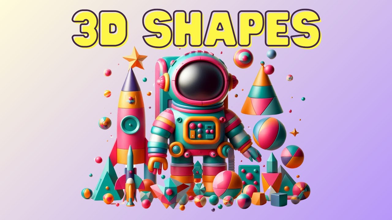 3D Shapes Song: sphere, cube, cylinder, cuboid, pyramid, and cone ...
