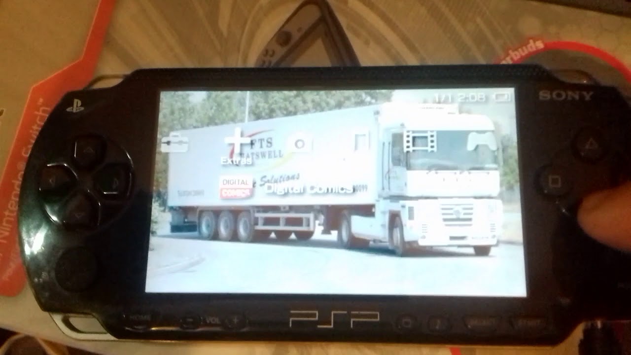 Sony PSP; extra Digital Comics app - YouTube