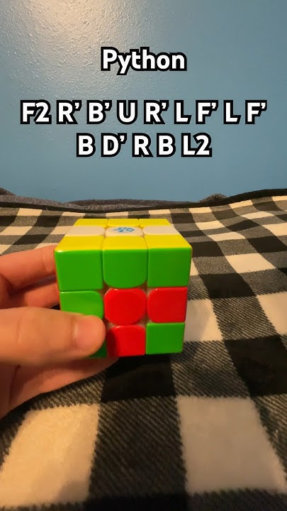 Python Rubiks Cube Pattern Shorts Youtube