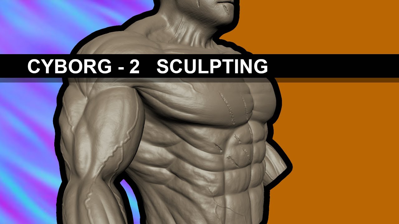 CYBORG - 2 [ SCULPTING (Normal Map) ] - YouTube