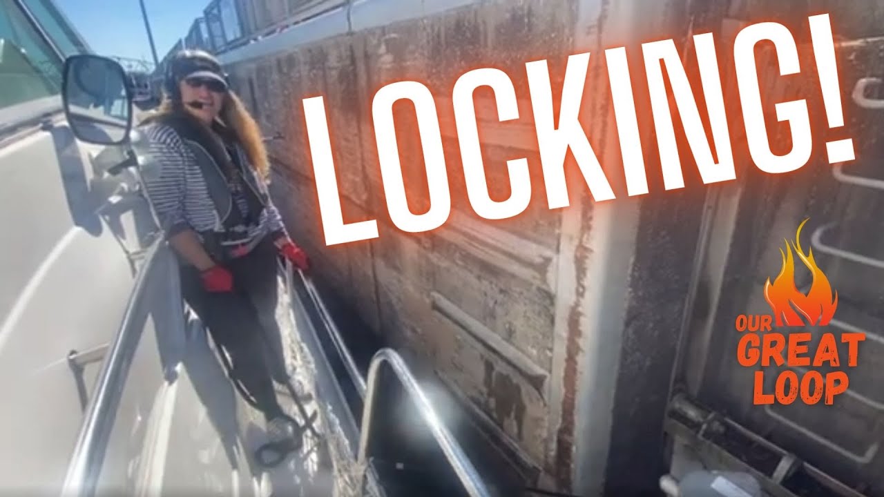 How we go through locks on our Great Loop | onFIREfamily - YouTube