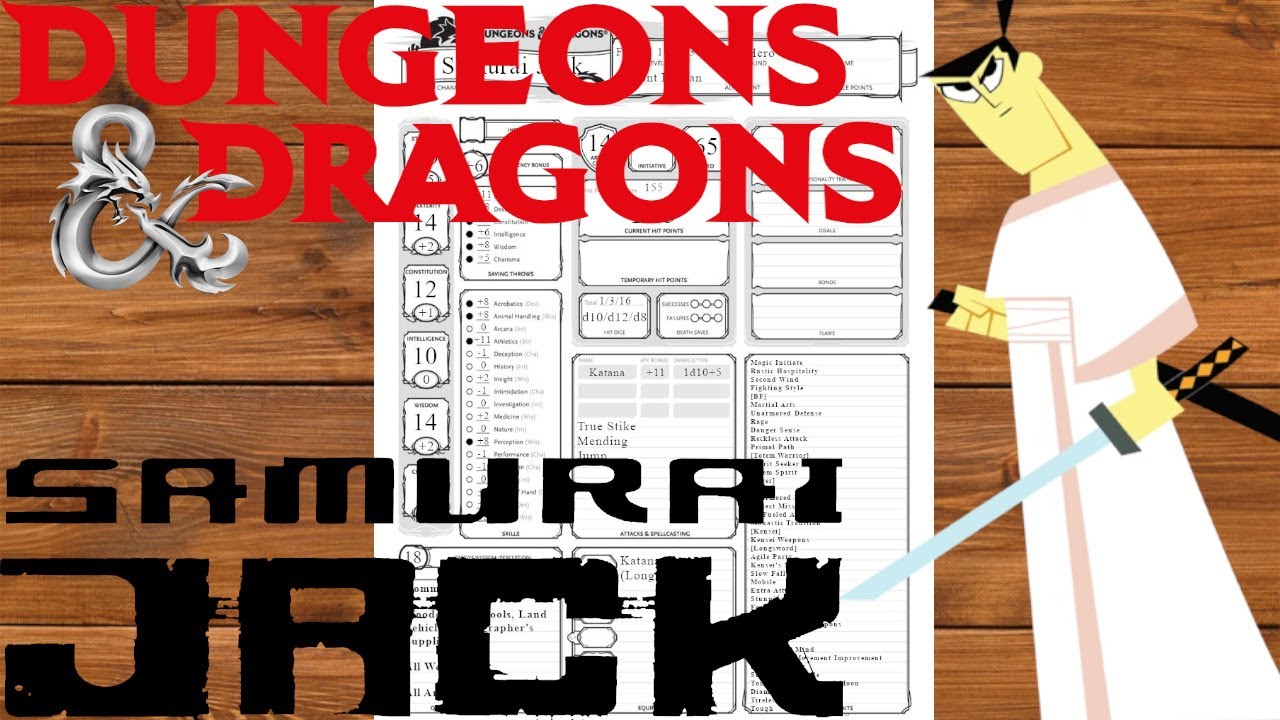 Nephilim Builds | Samurai Jack (Samurai Jack) - YouTube