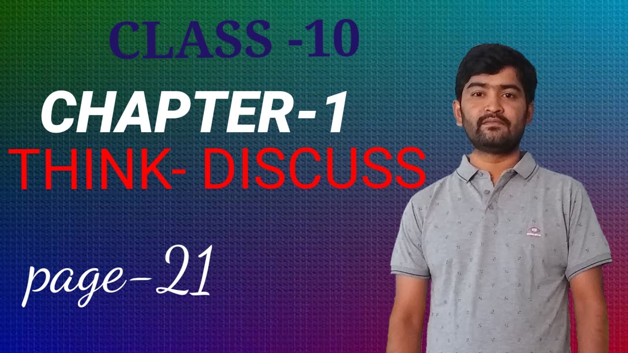 Think-Discuss chapter-1 realnumbers page-21 - YouTube