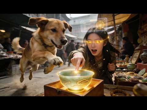 Fakir kız şehirde çalışırken gökten düşen köpeğe çarptı, iç görme ve hazine tanıma gücü kazandı.