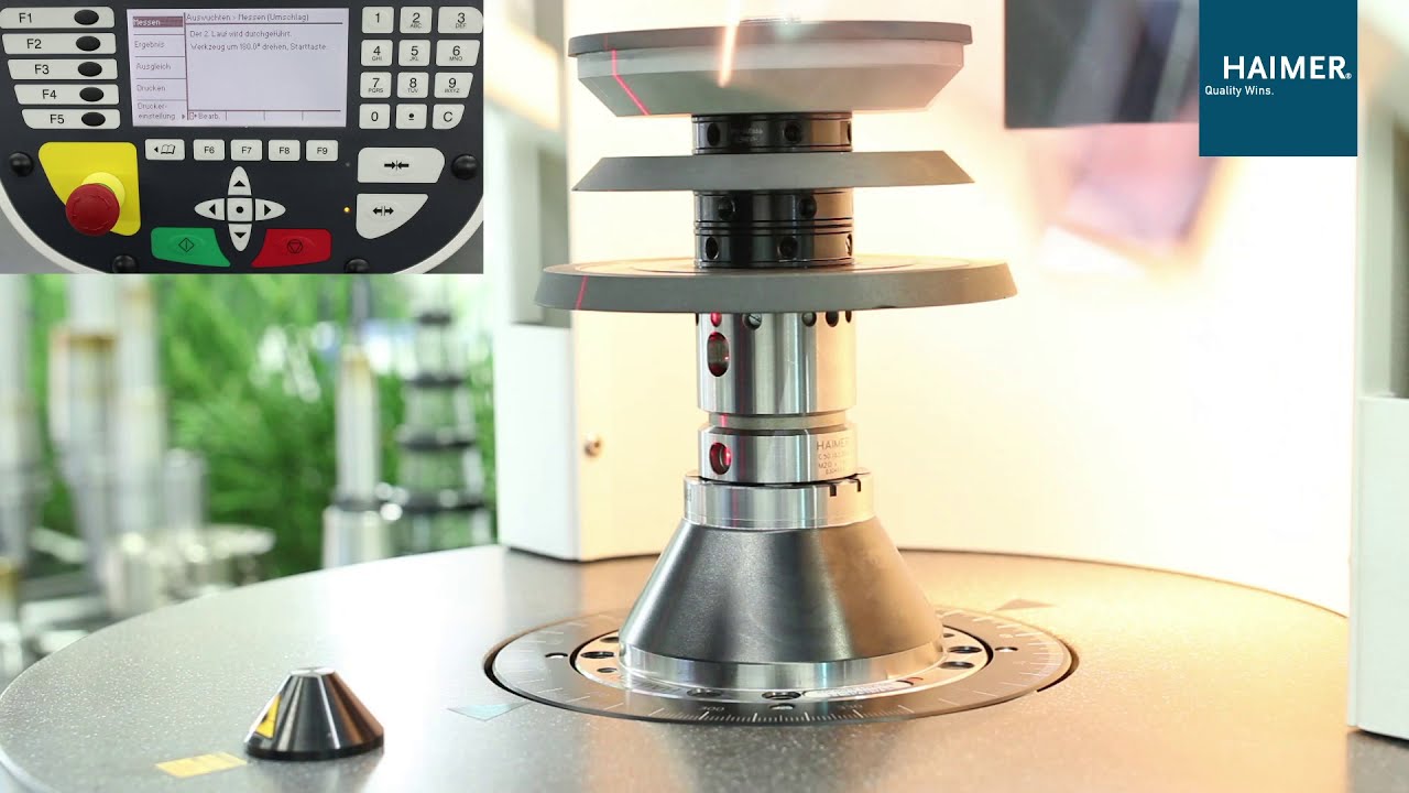 HAIMER Tool Dynamic TD 1002 - Balancing machine - YouTube