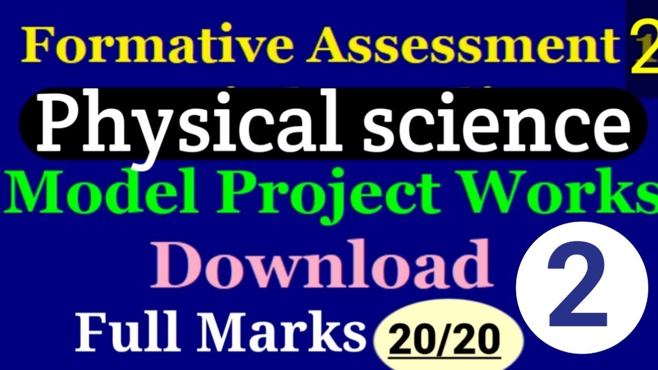 TS/AP🔥10th class Physical science Model project|| FA-1, FA-2, FA-3,FA-4 ...