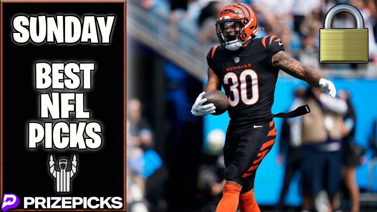 BEST NFL PRIZEPICKS | WEEK 6 | 10/12/25 | FREE NFL PICKS Predictions ...