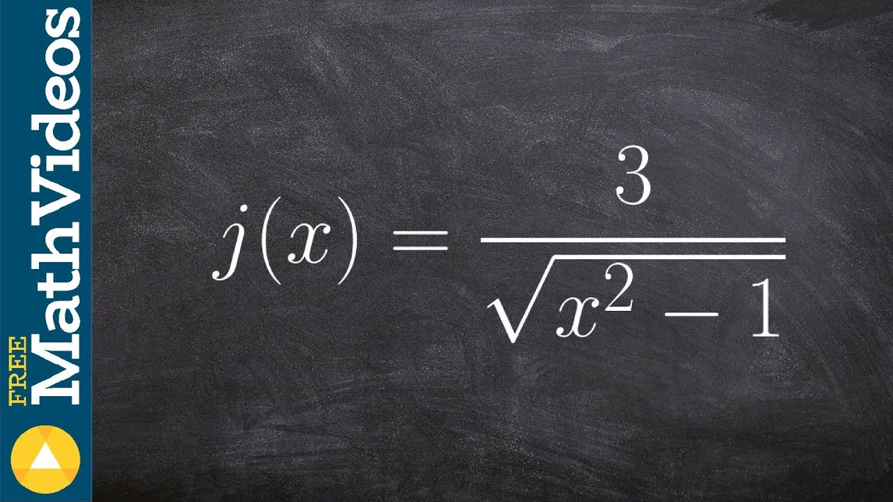 Determine Domain With A Quadratic Radicand In The Denominator YouTube determine-domain-with-a-quadratic-radicand-in-the-denominator-youtube