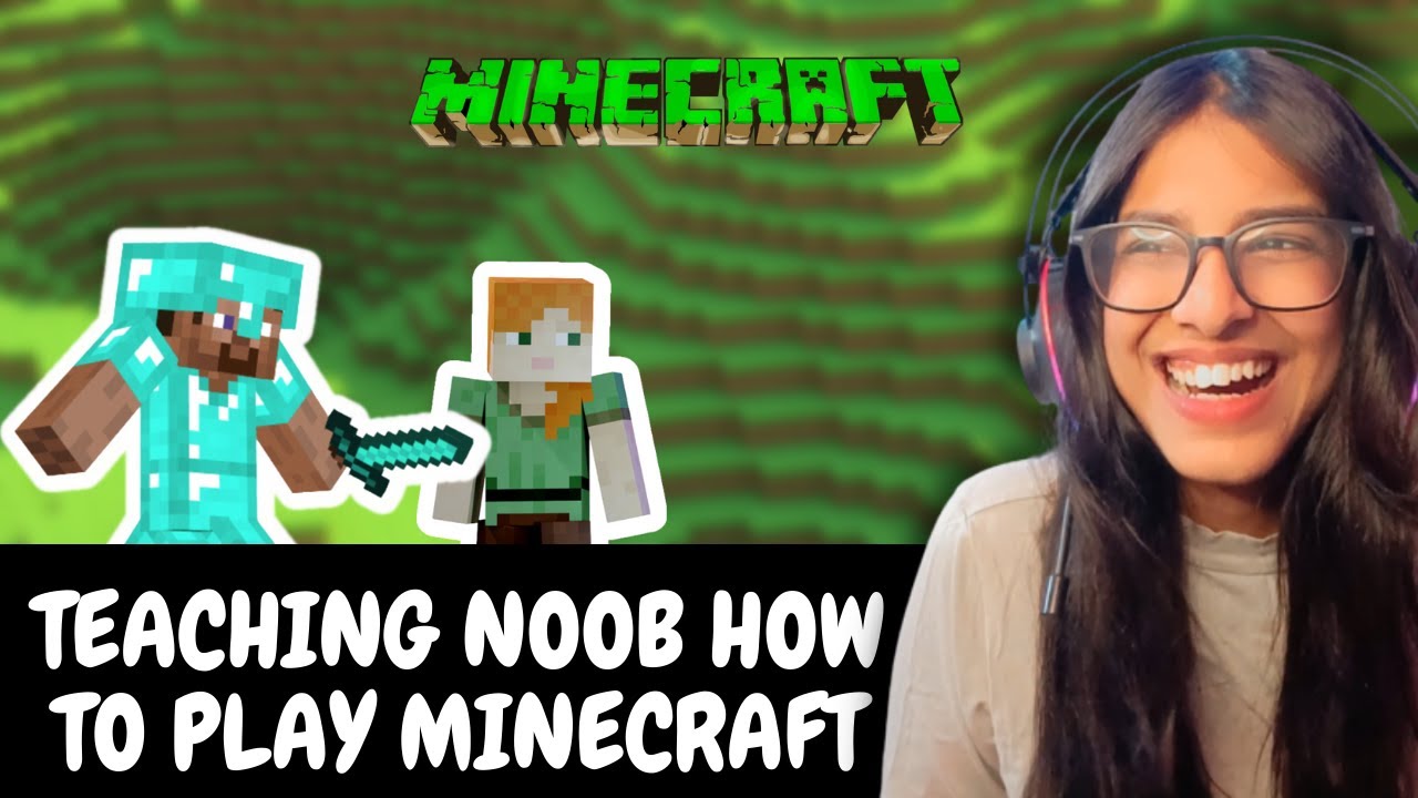 TEACHING NOOB HOW TO PLAY MINECRAFT |MINECRAFT| |SMP| - YouTube