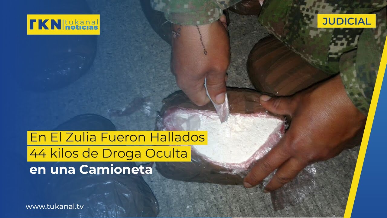 En El Zulia fueron hallados 44 kilos de droga oculta en una camioneta ...