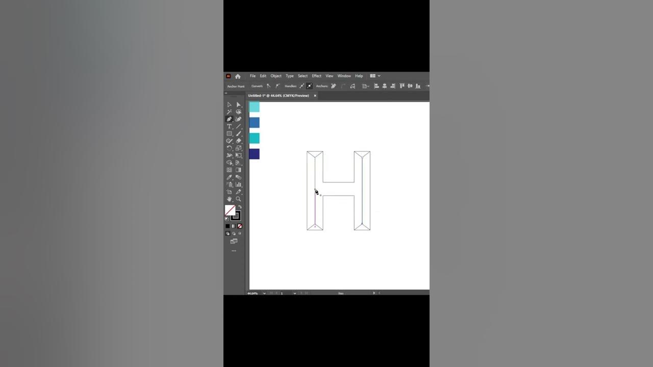 How To Create Chiseled Text Effect In Illustrator Youtube
