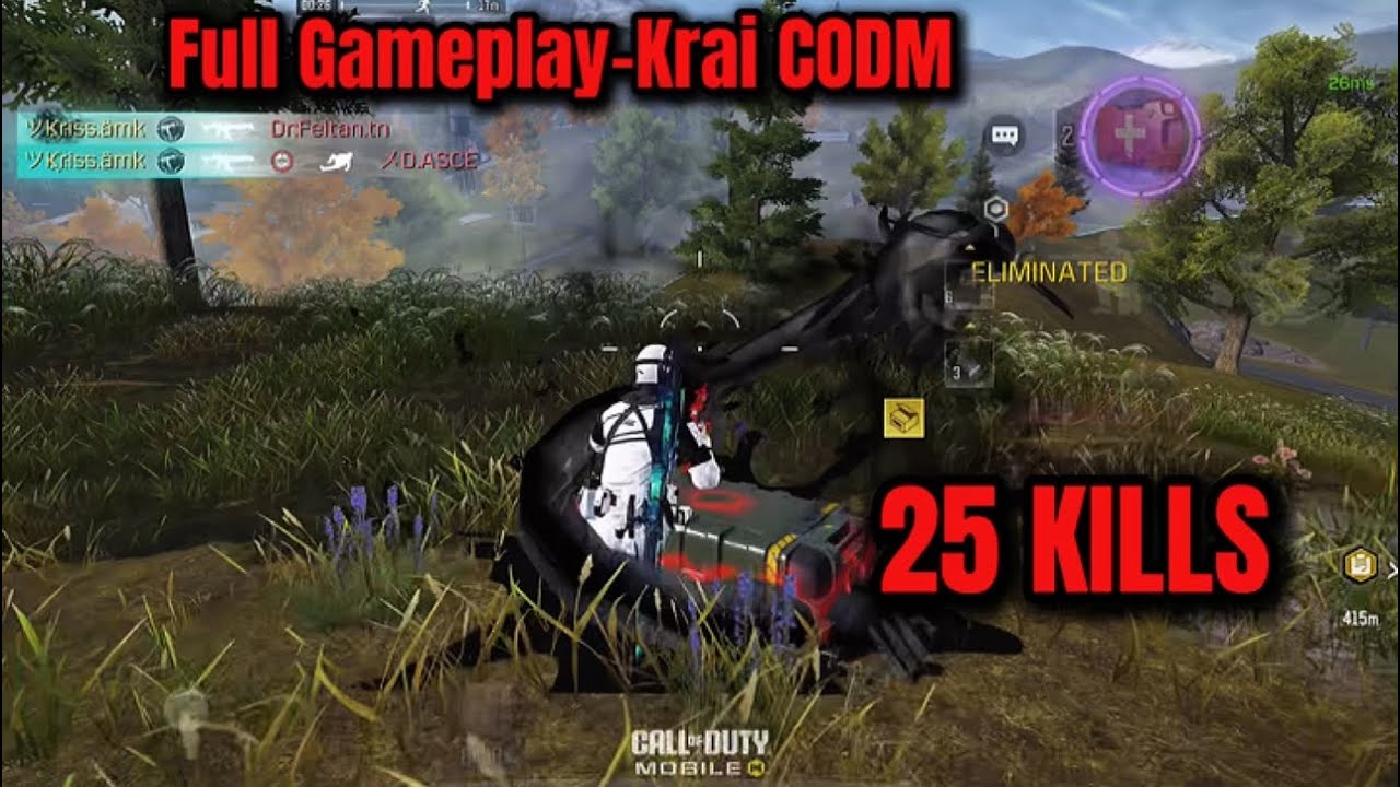 Aggressive Full Gameplay | Map - Krai | 25 Kills | CODM #codm #callofdutymobile - YouTube