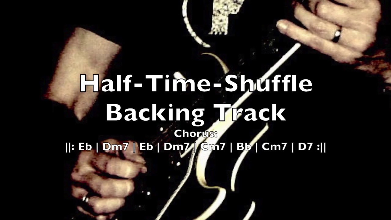 Half Time Shuffle Backing Track - YouTube