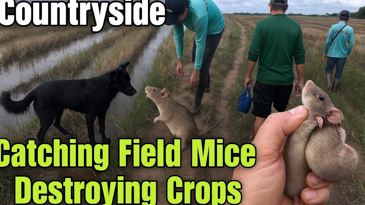 Hunting Field Mice Destroying Crops - YouTube