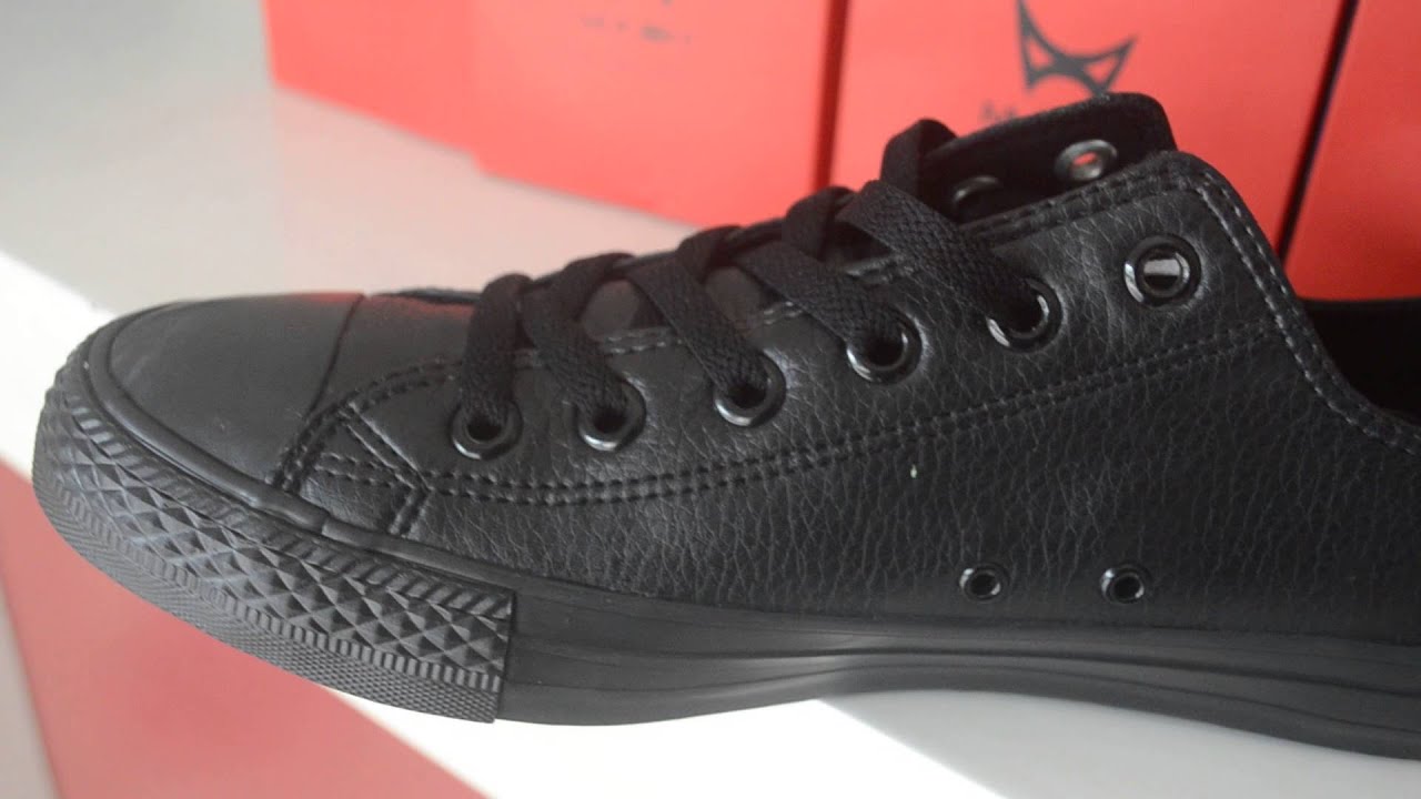 Giầy converse da đen full - YouTube